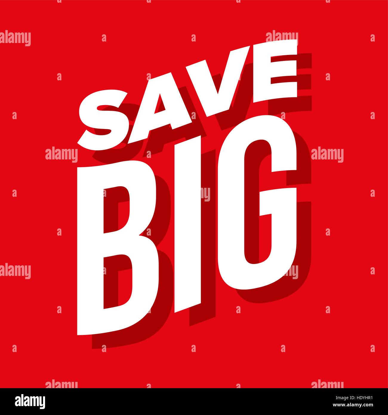 Save Big vector lettering Stock Vector Image & Art - Alamy