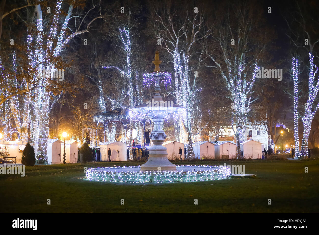 Zrinjevac winter december advent hi-res stock photography and images ...