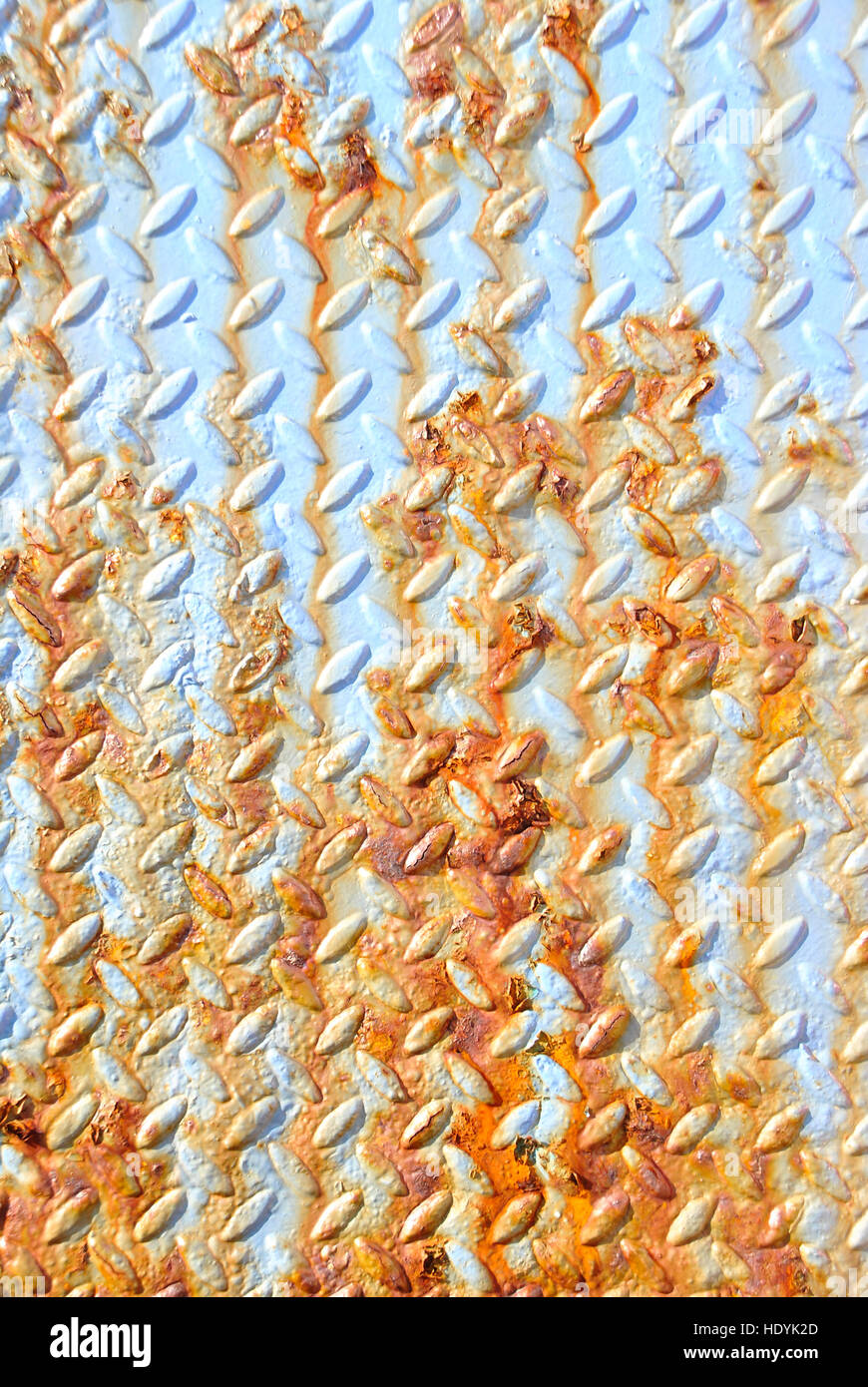 Blue rusted metal Stock Photo - Alamy