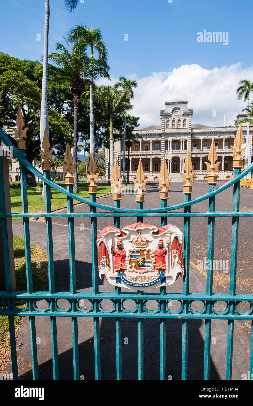 Iolani royal palace hi-res stock photography and images - Alamy