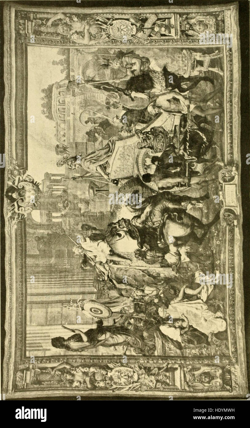 An illustrated book detailing a variety of decorative textiles ...