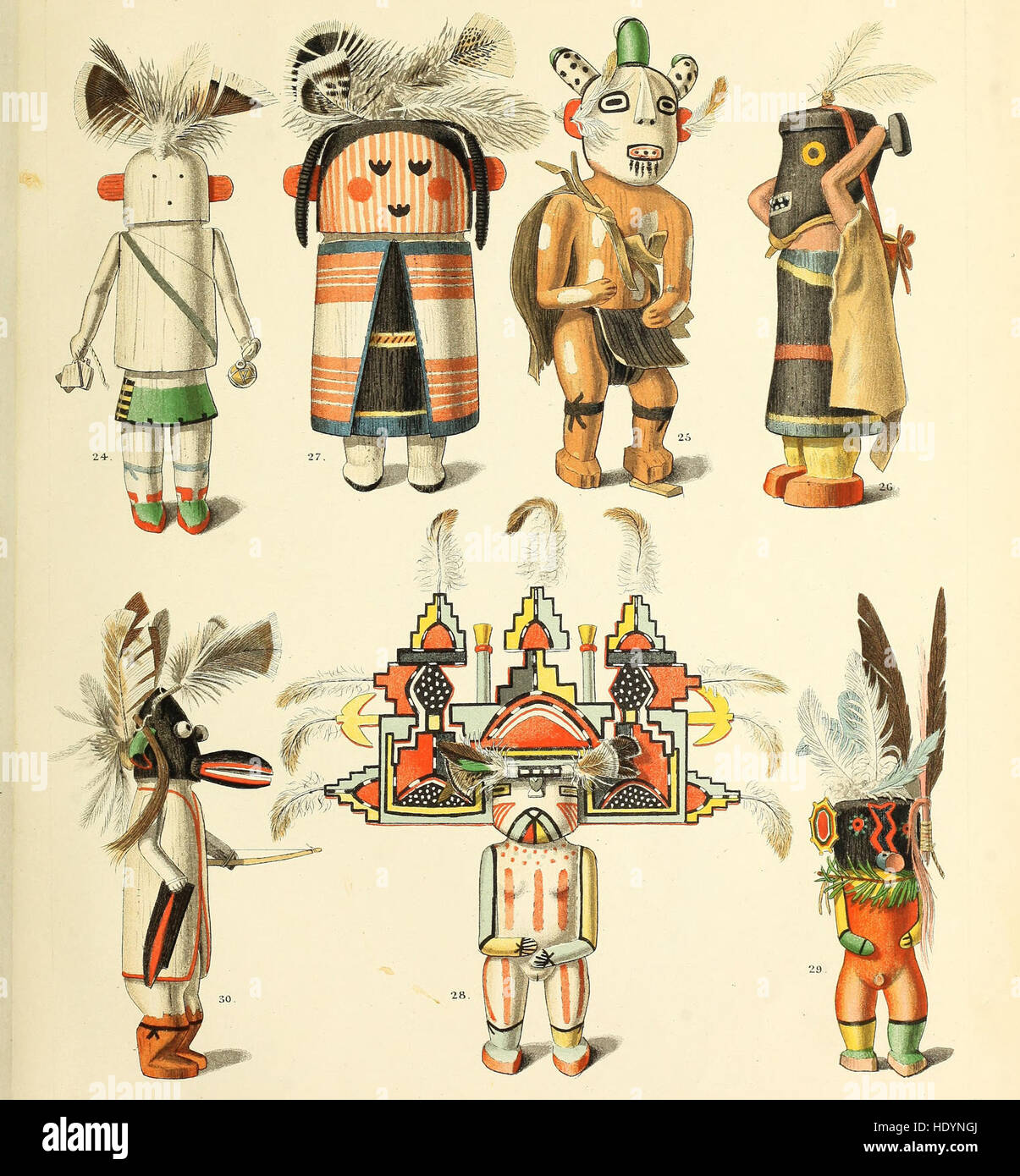 Dolls of the Tusayan Indians (1894 Stock Photo - Alamy