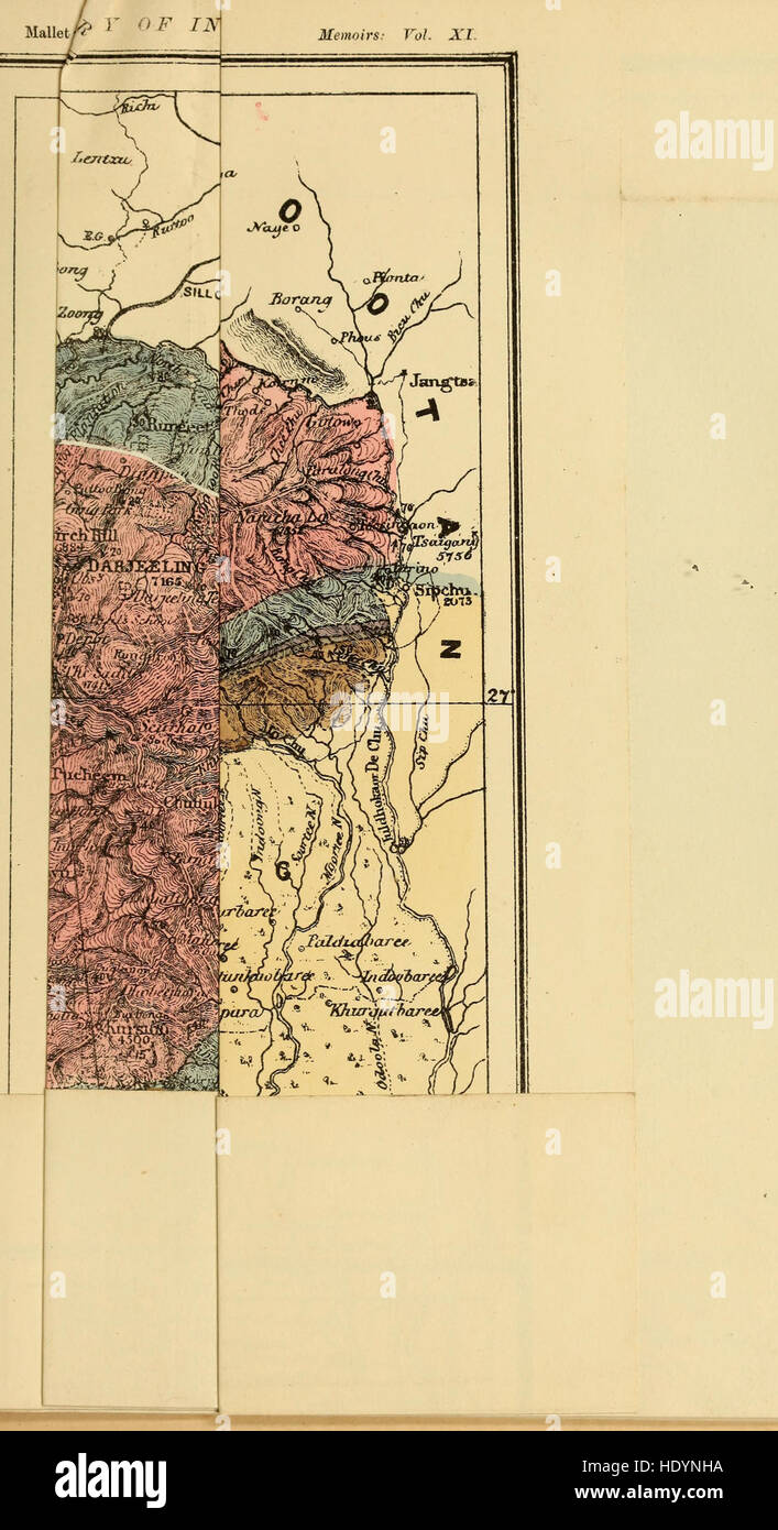 Memoirs of the Geological Survey of India (1875 Stock Photo - Alamy
