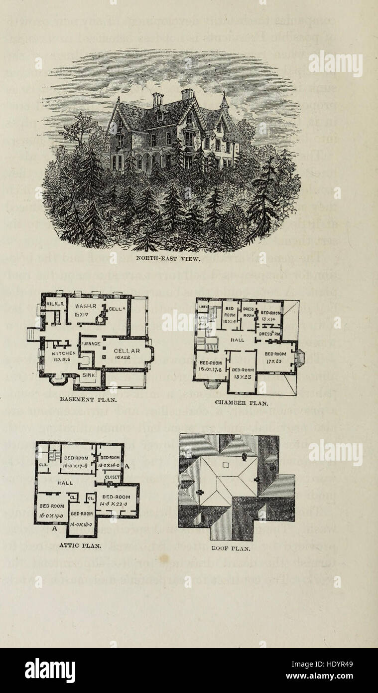Offers detailed house design plans hi-res stock photography and images ...