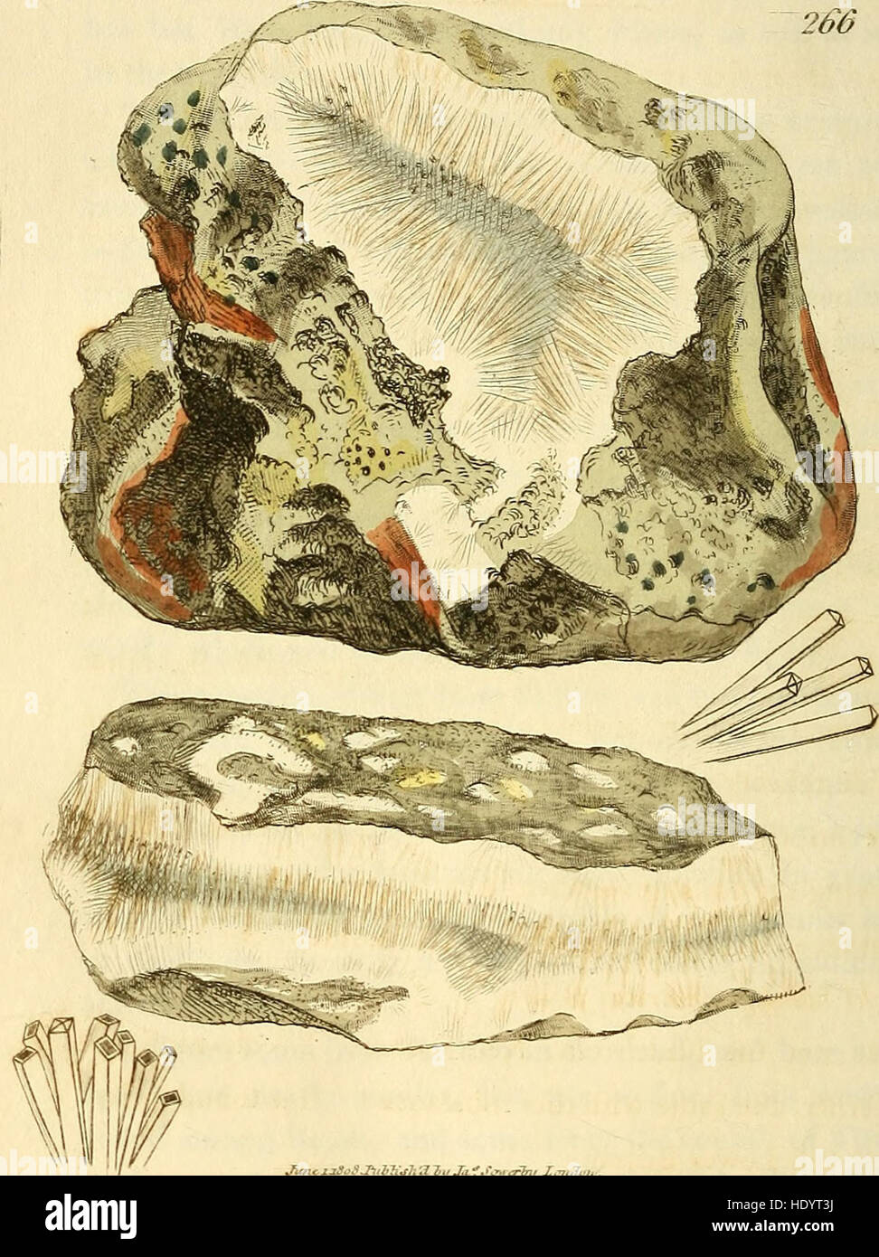 This 1802 work presents a detailed study of British minerals, featuring ...