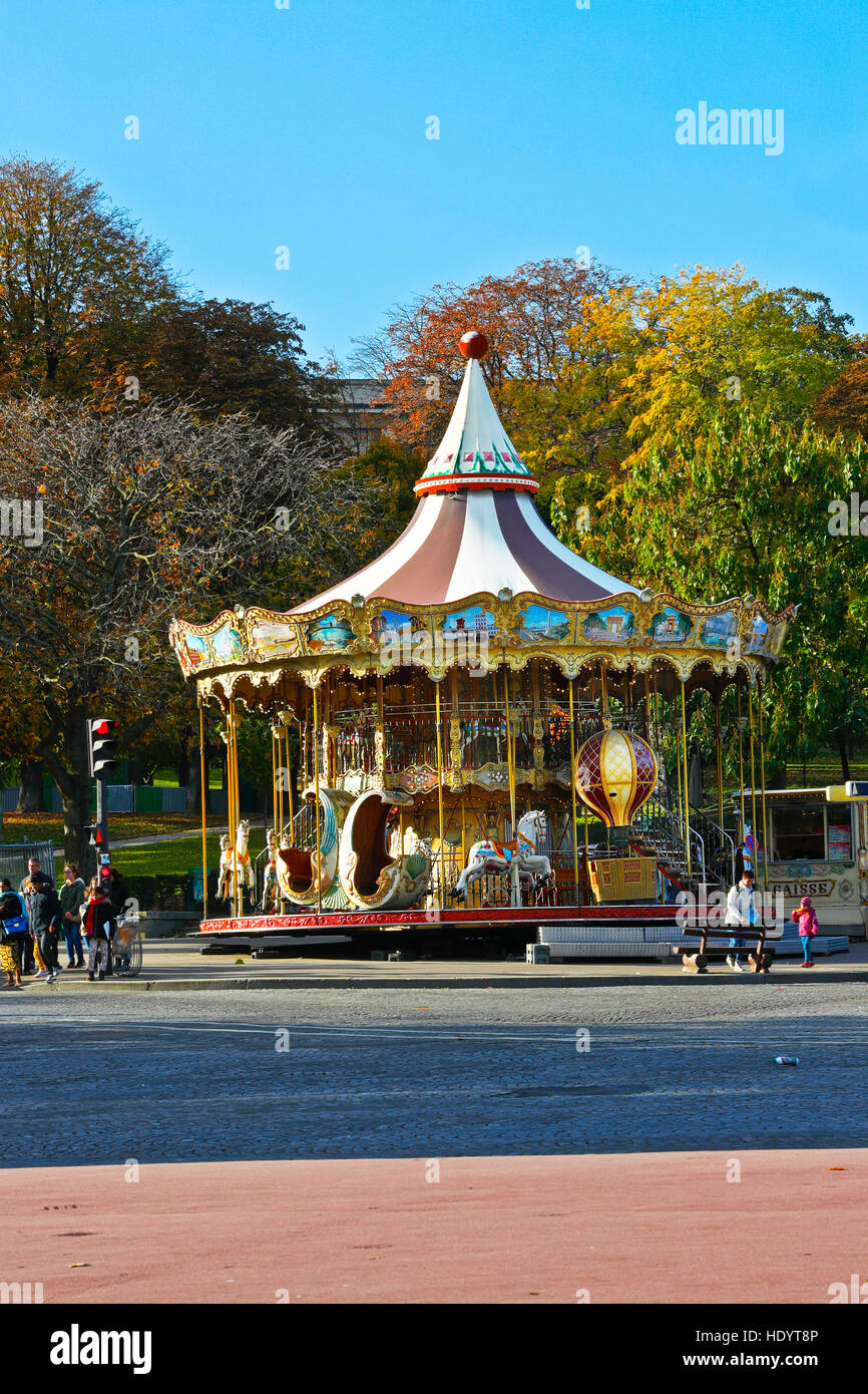 Merry Go Round Paris High Resolution Stock Photography and Images - Alamy