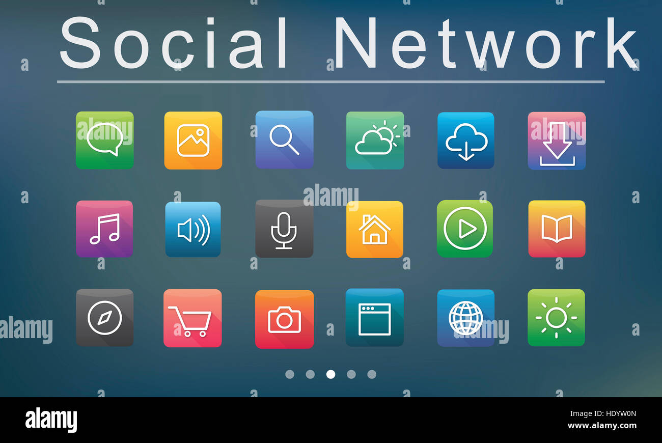 Application Connection Digital Internet Graphic Concept Stock Photo - Alamy