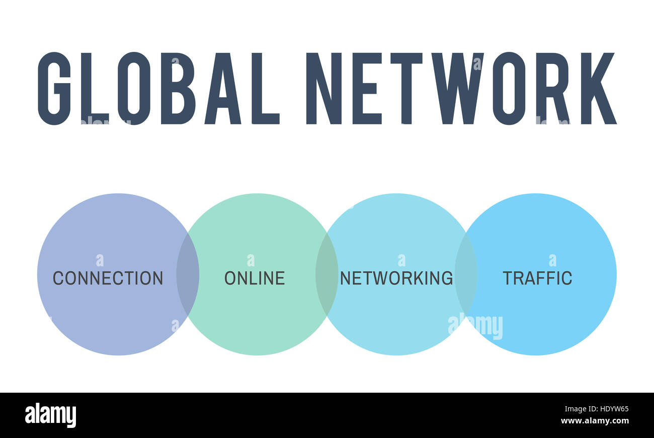 Internet Communication Network Icon Concept Stock Photo - Alamy