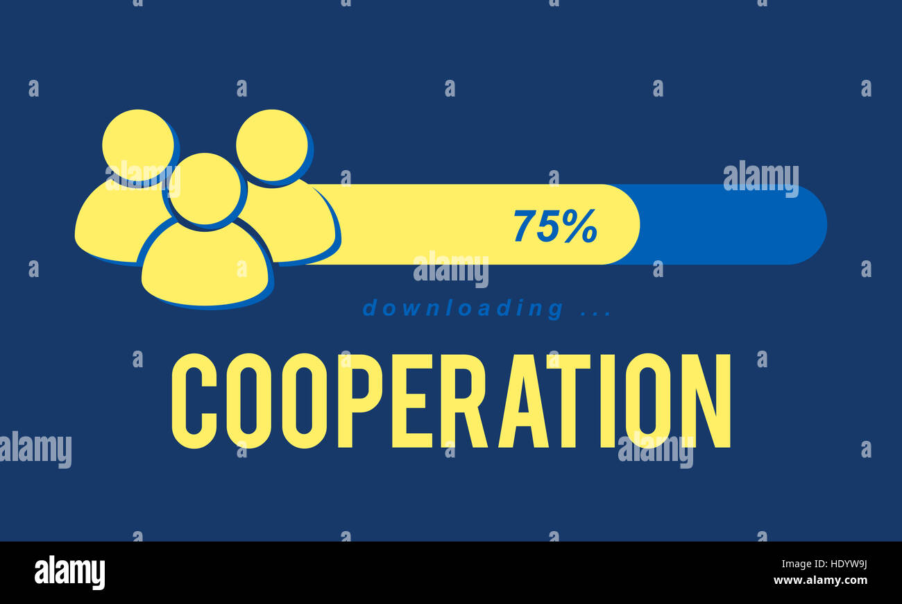 Partnership Team Cooperation Collaboration Concept Stock Photo - Alamy