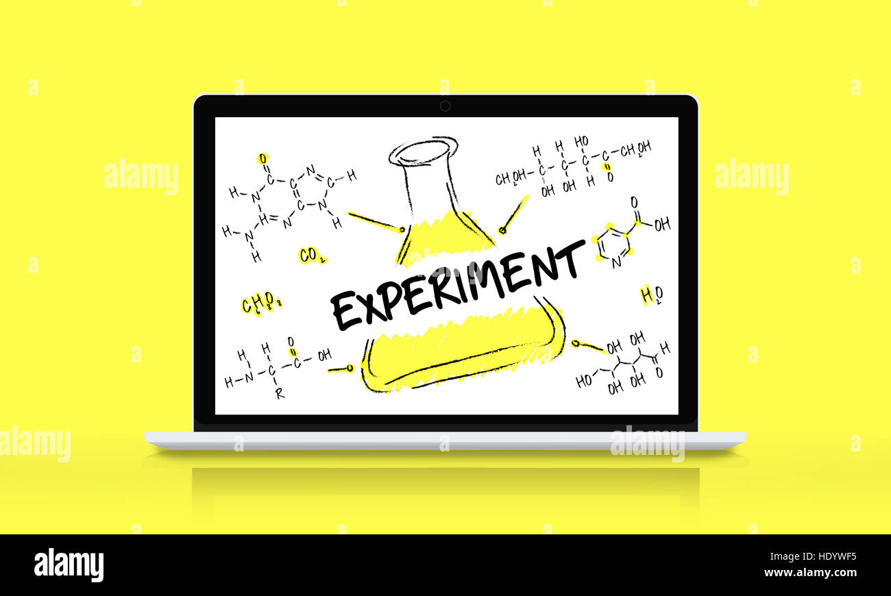 Science Experiment Laboratory Formula Chemical Concept Stock Photo - Alamy