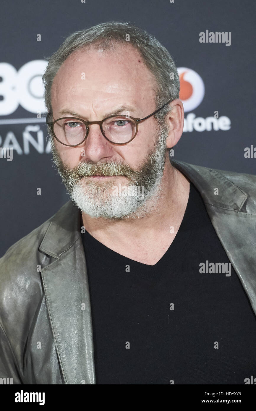 Madrid, Madrid, Spain. 15th Dec, 2016. Liam Cunningham attended the ...