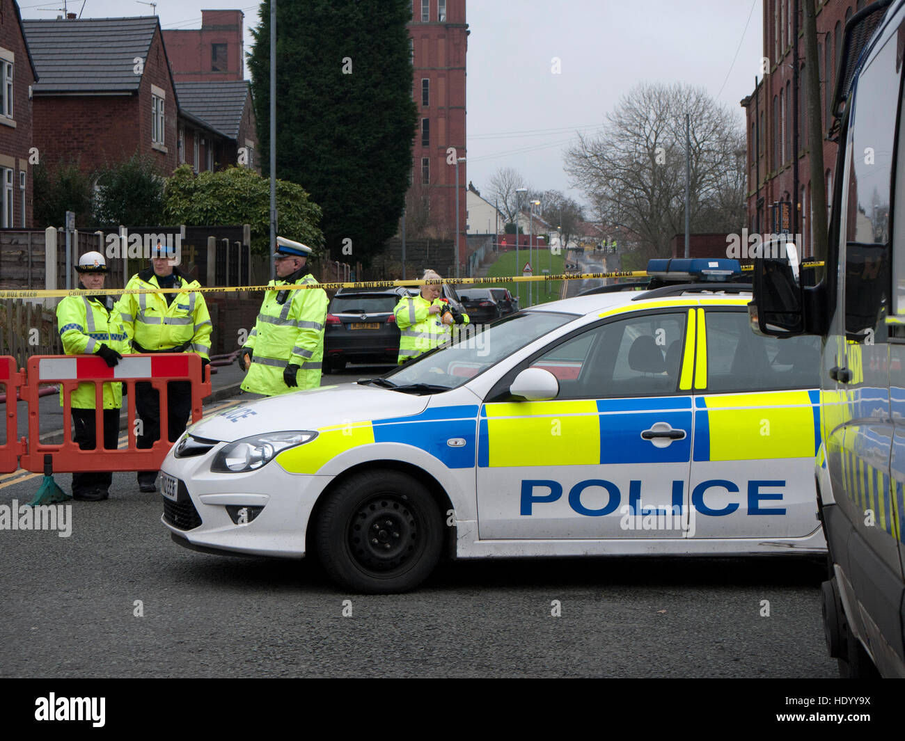 Oldham Lancashire, UK. 15th Dec, 2016. Huge fire was attended by the ...