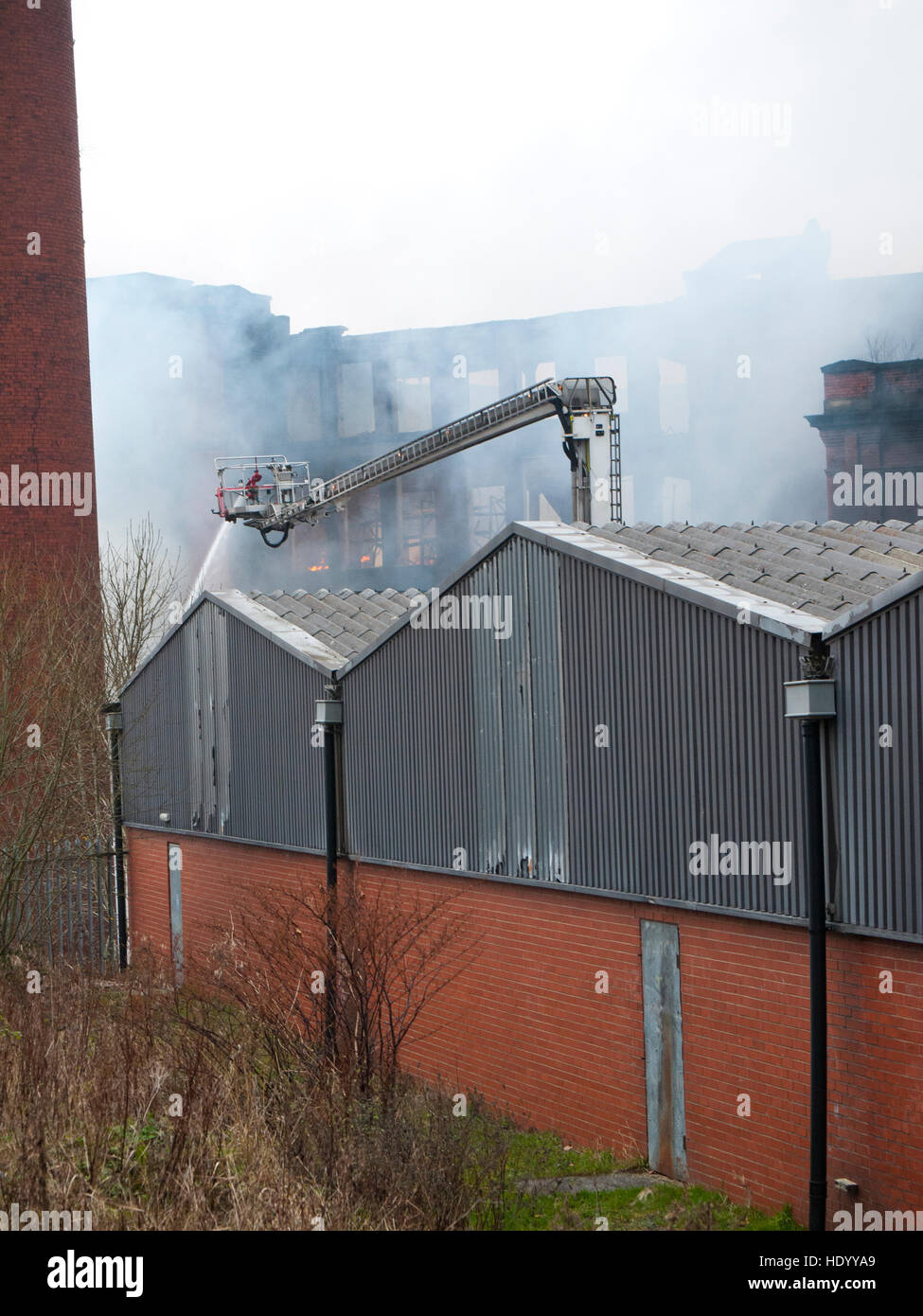 Oldham mill fire hi-res stock photography and images - Alamy