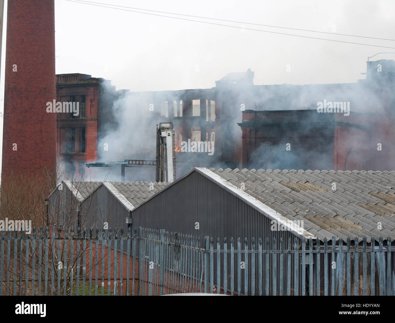 Oldham mill fire hi-res stock photography and images - Alamy