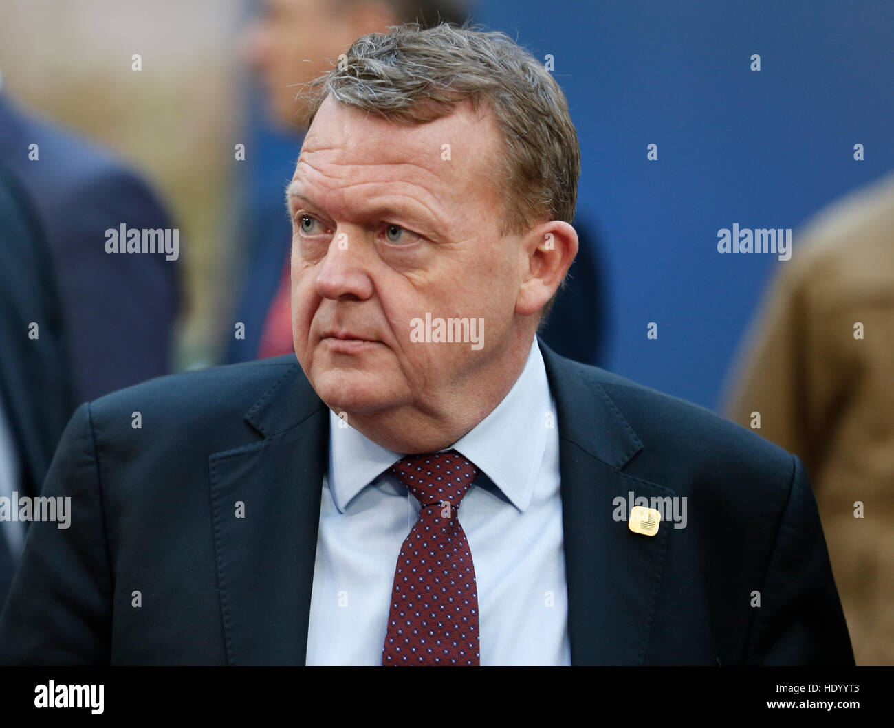 Brussels, Belgium. 15th Dec, 2016. Denmark's Prime Minister Lars Lokke ...