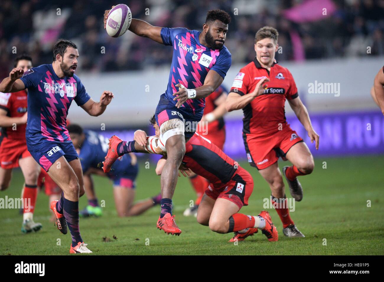 Paris, France. 15th Dec, 2016. European Challenge Rugby, Stade ...