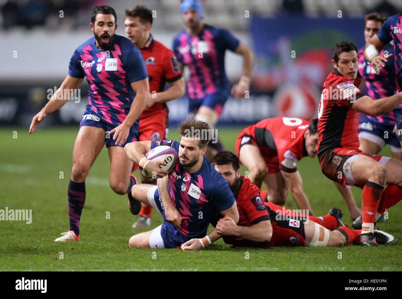 Paris, France. 15th Dec, 2016. European Challenge Rugby, Stade ...