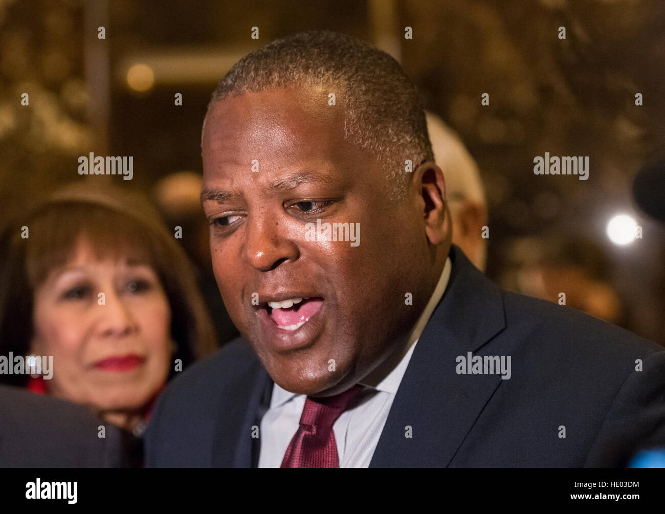 New York, USA. 15th Dec, 2016. Mayor Steve Benjamin (Democrat of ...