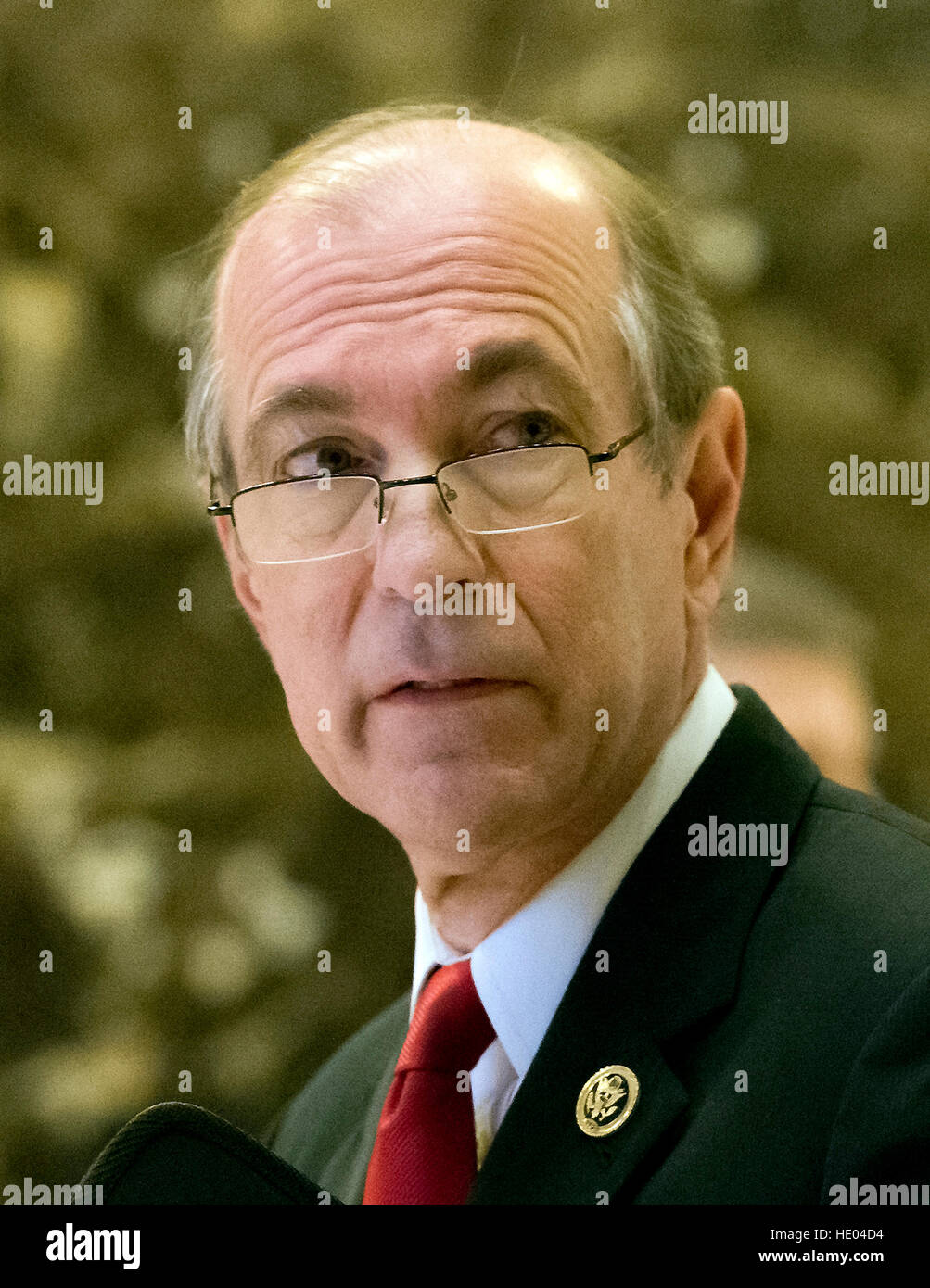 New York, USA. 15th Dec, 2016. New Jersey Congressman Scott Garrett in ...