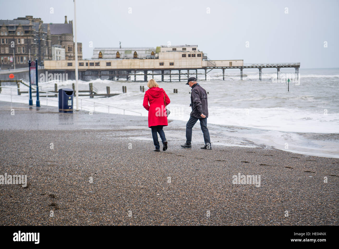 Aberystwyth, Wales, UK. 16 December 2016. UK Weather: Despite little or ...