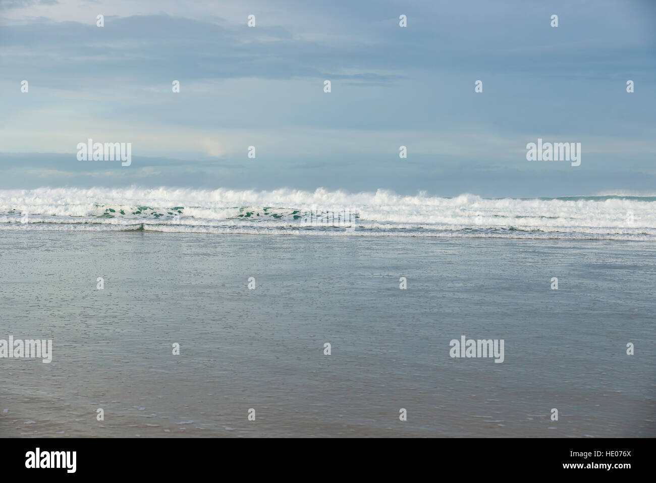 Watergate Bay, Cornwall during the Cribbar. The Cribbar, a combination ...