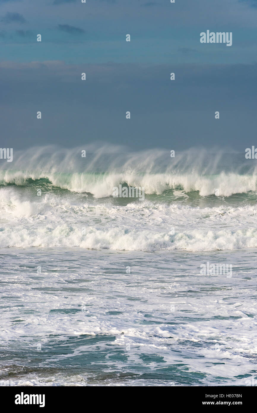 Watergate Bay, Cornwall during the Cribbar. The Cribbar, a combination ...