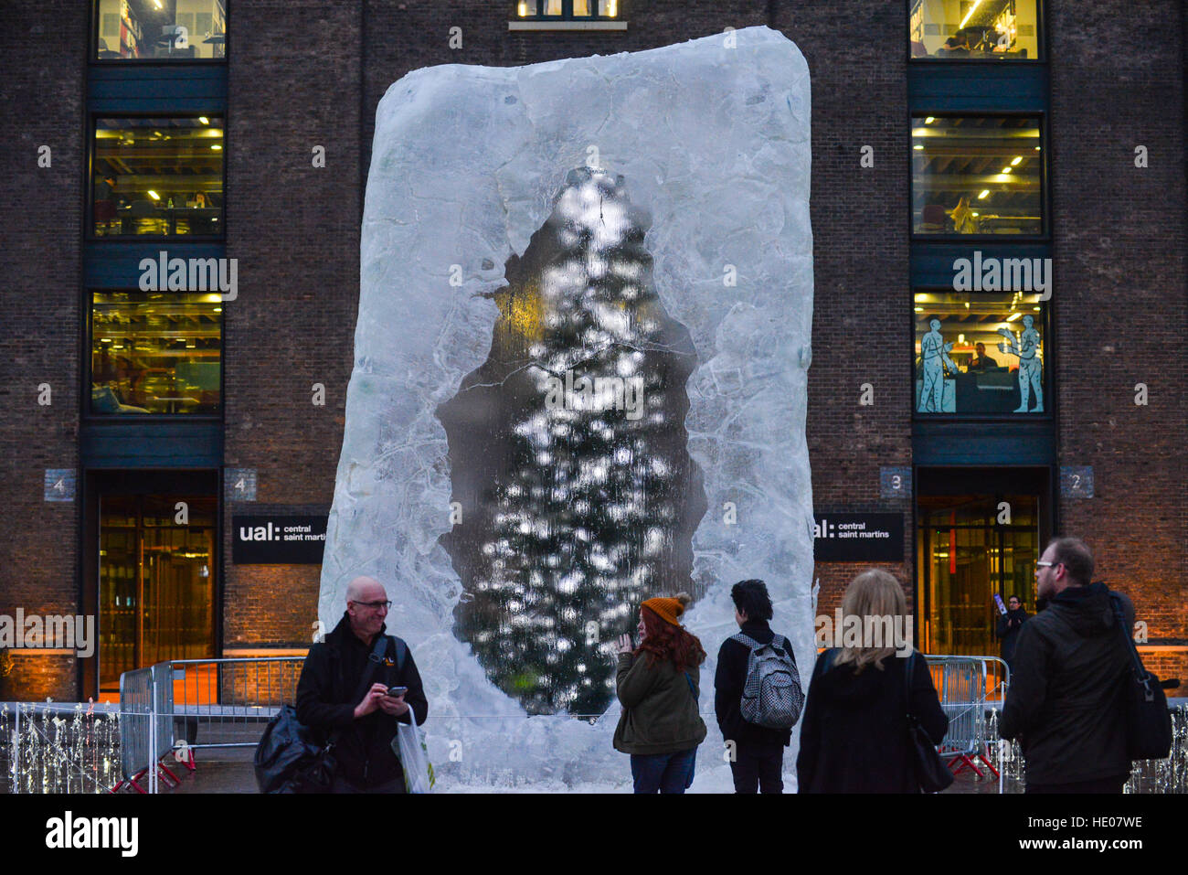 Granary Square, London, UK. 16th December 2016. "Fighting Fire with Ice ...