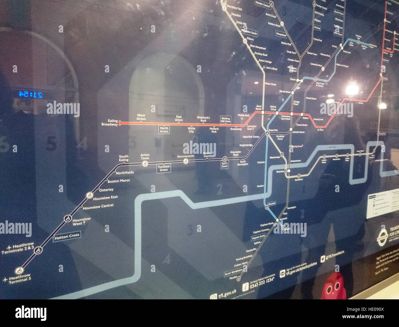 London underground map piccadilly line hi-res stock photography and ...