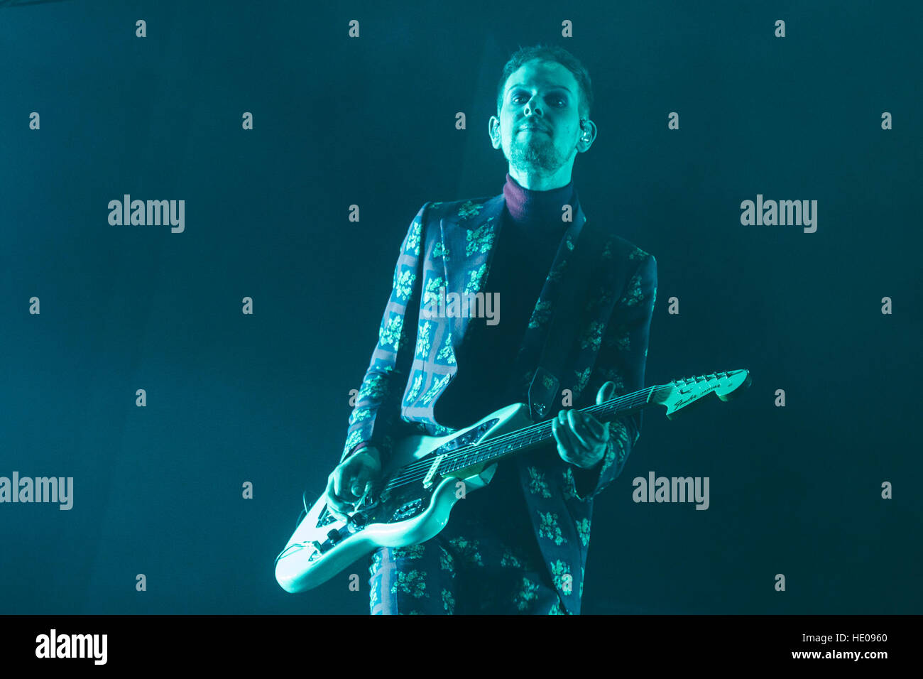 London, UK. December 16, 2016 - Matthew Healy, Adam Hann, Ross ...