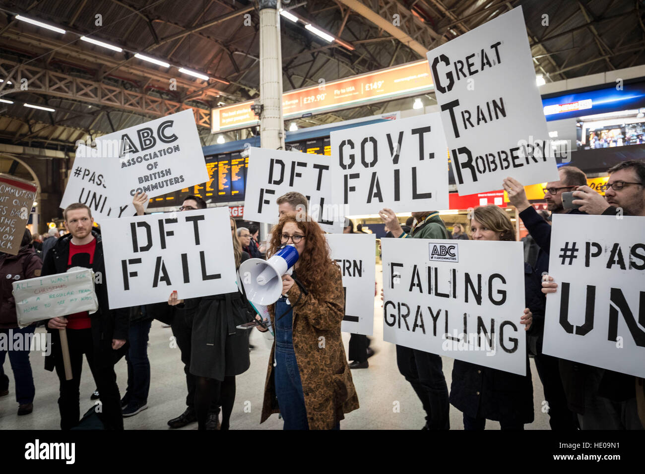 Train angry commuters uk hi-res stock photography and images - Alamy