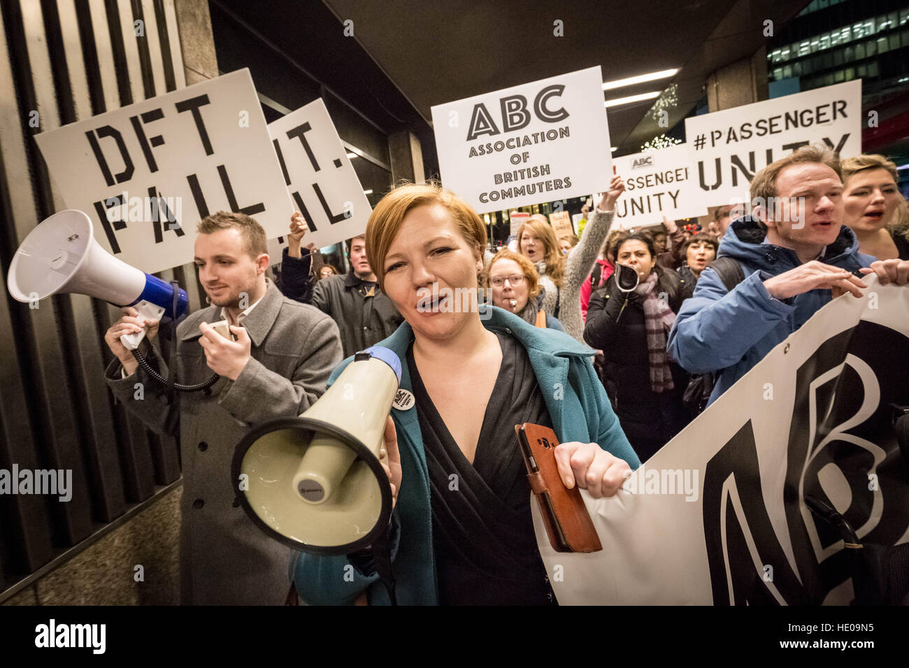 Southern Rail protest: Commuters vent fury at crisis-hit rail operator ...