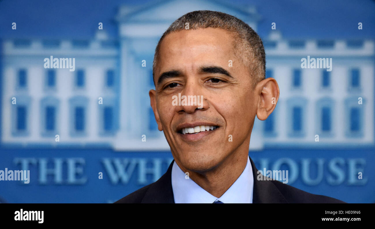 Washington, DC, USA. 16th Dec, 2016. U.S. President Barack Obama ...