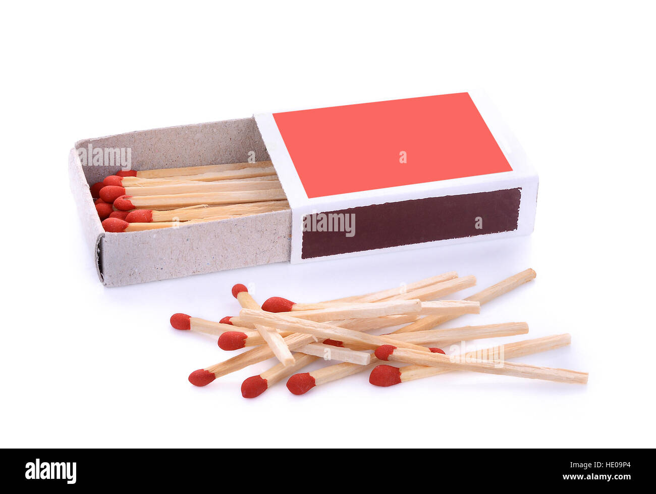 box of matches isolated on white Stock Photo - Alamy
