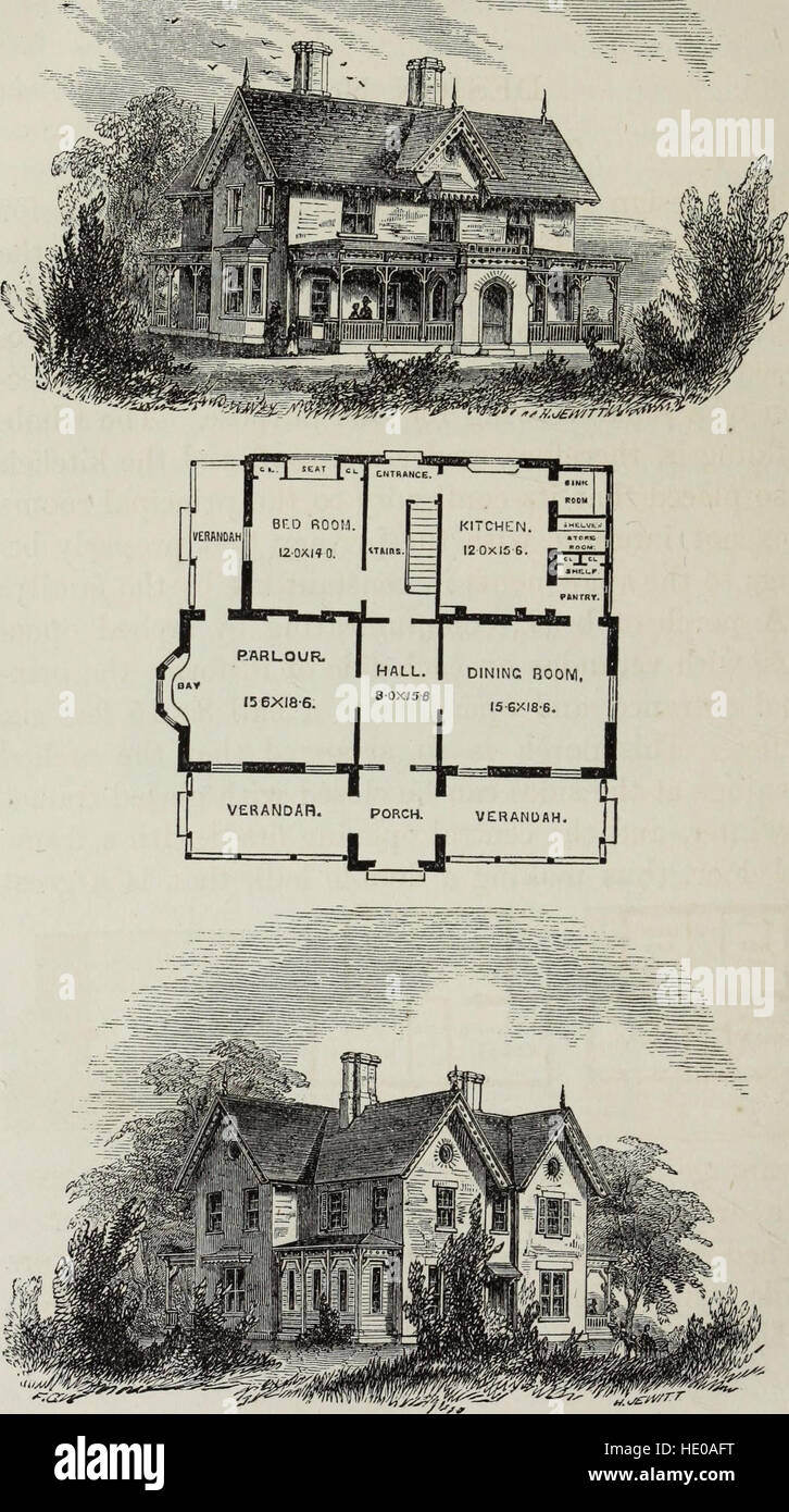 This 1874 work focuses on the design and architecture of villas and ...