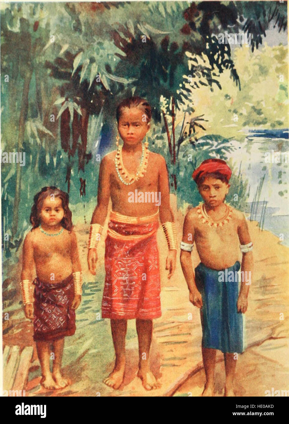 A photographic book depicting the children of Borneo, highlighting ...