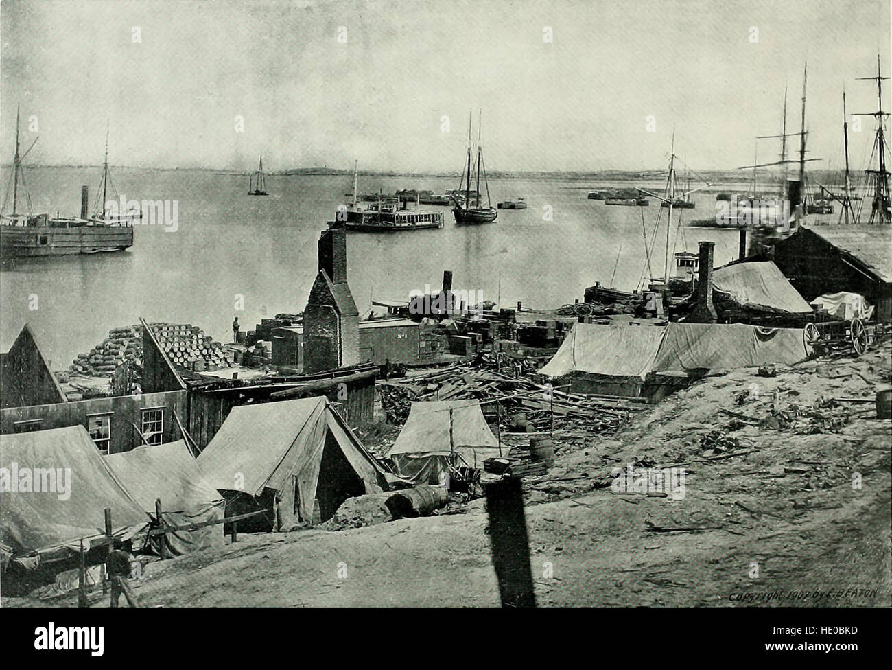 This collection of original photographs (1907) captures scenes from the ...