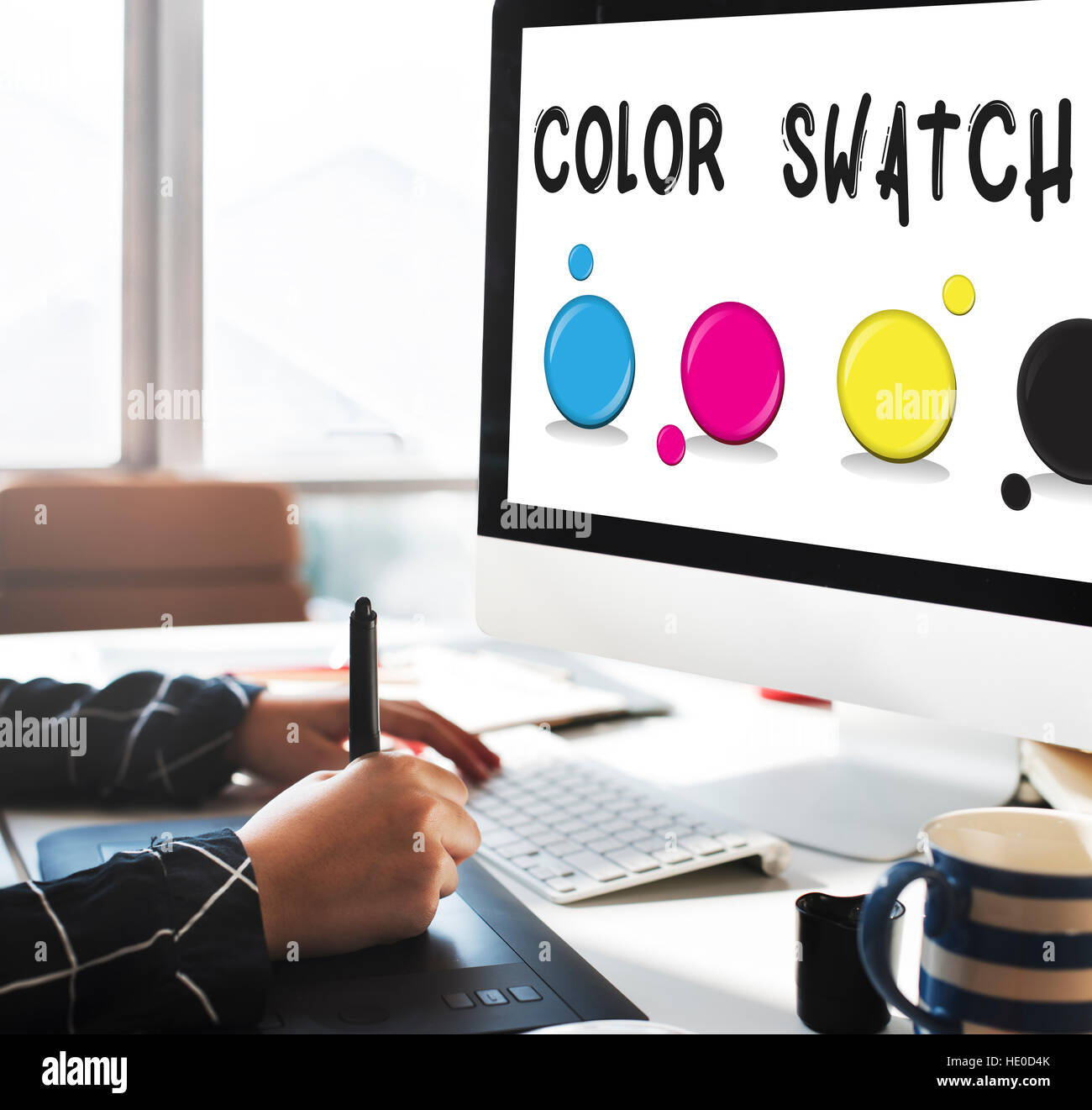 Color Swatch Design Style Concept Stock Photo - Alamy