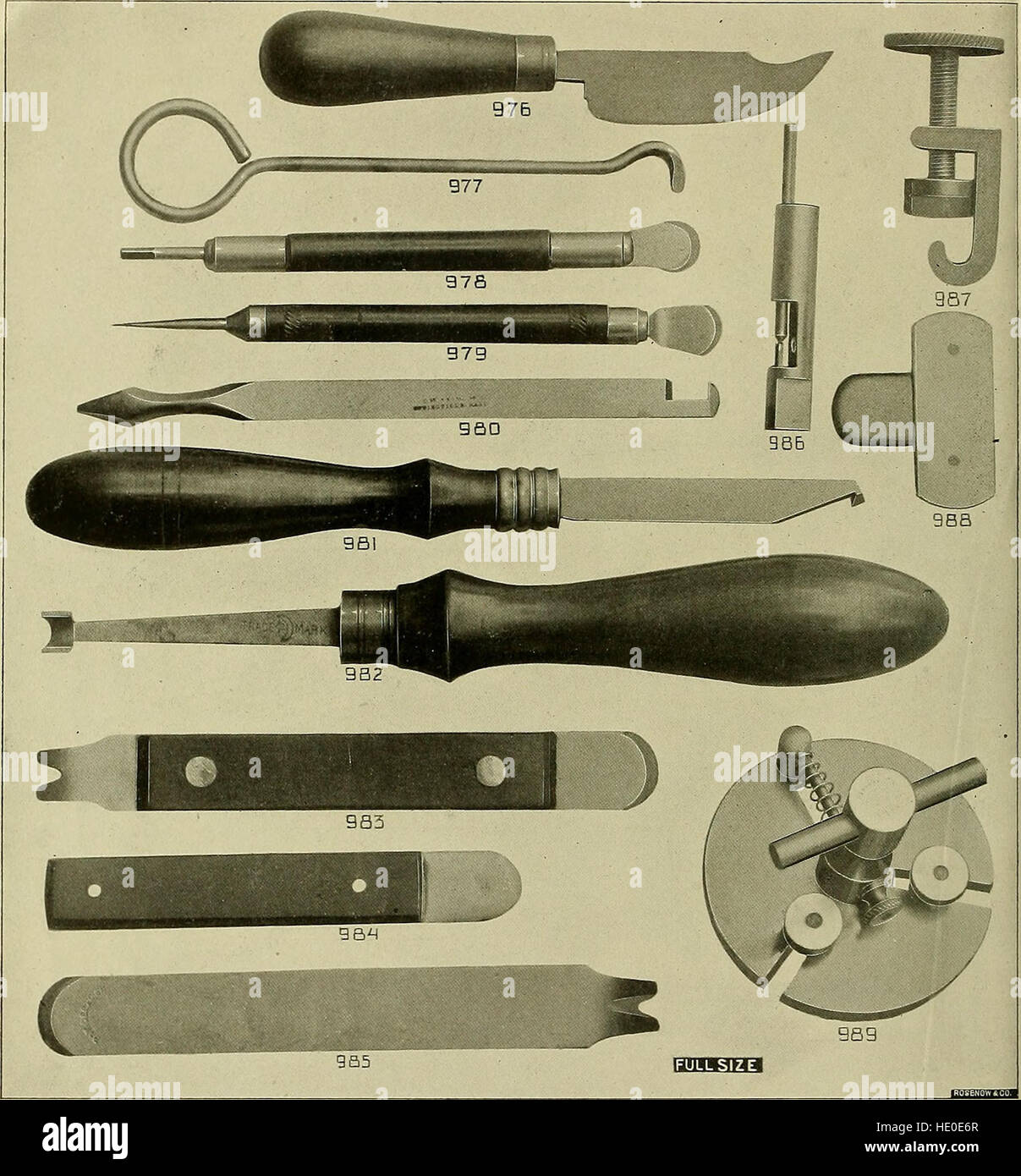 This 1899 catalog lists supplies and tools used by watchmakers ...