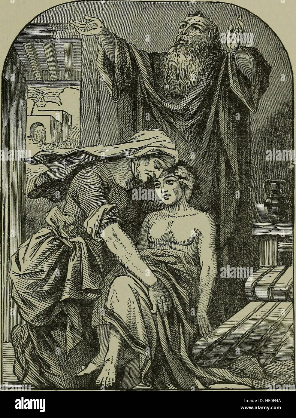 This 1899 book presents religious stories for children, featuring ...