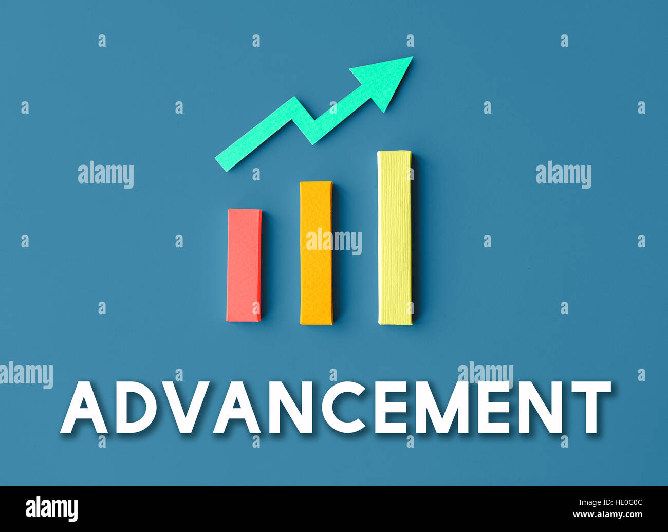 Graph Growth Development Improvement Profit Success Concept Stock Photo ...