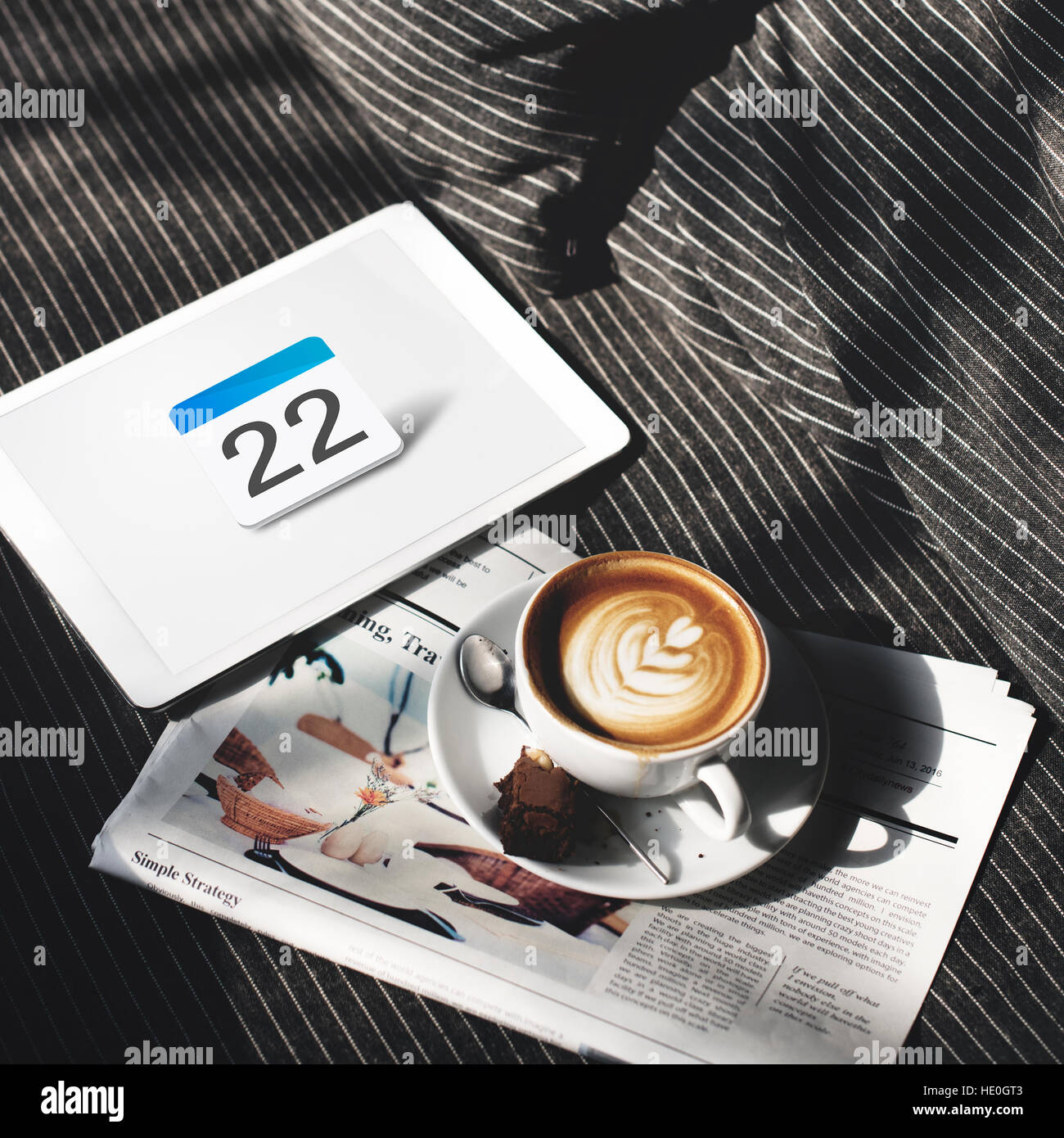Calendar Icon Weekly Planner Concept Stock Photo - Alamy