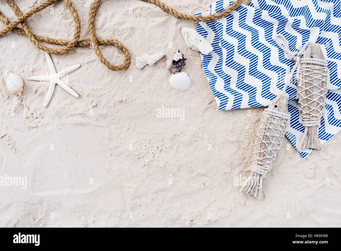 Beach Summer Holiday Vacation Sand Relaxation Concept Stock Photo - Alamy