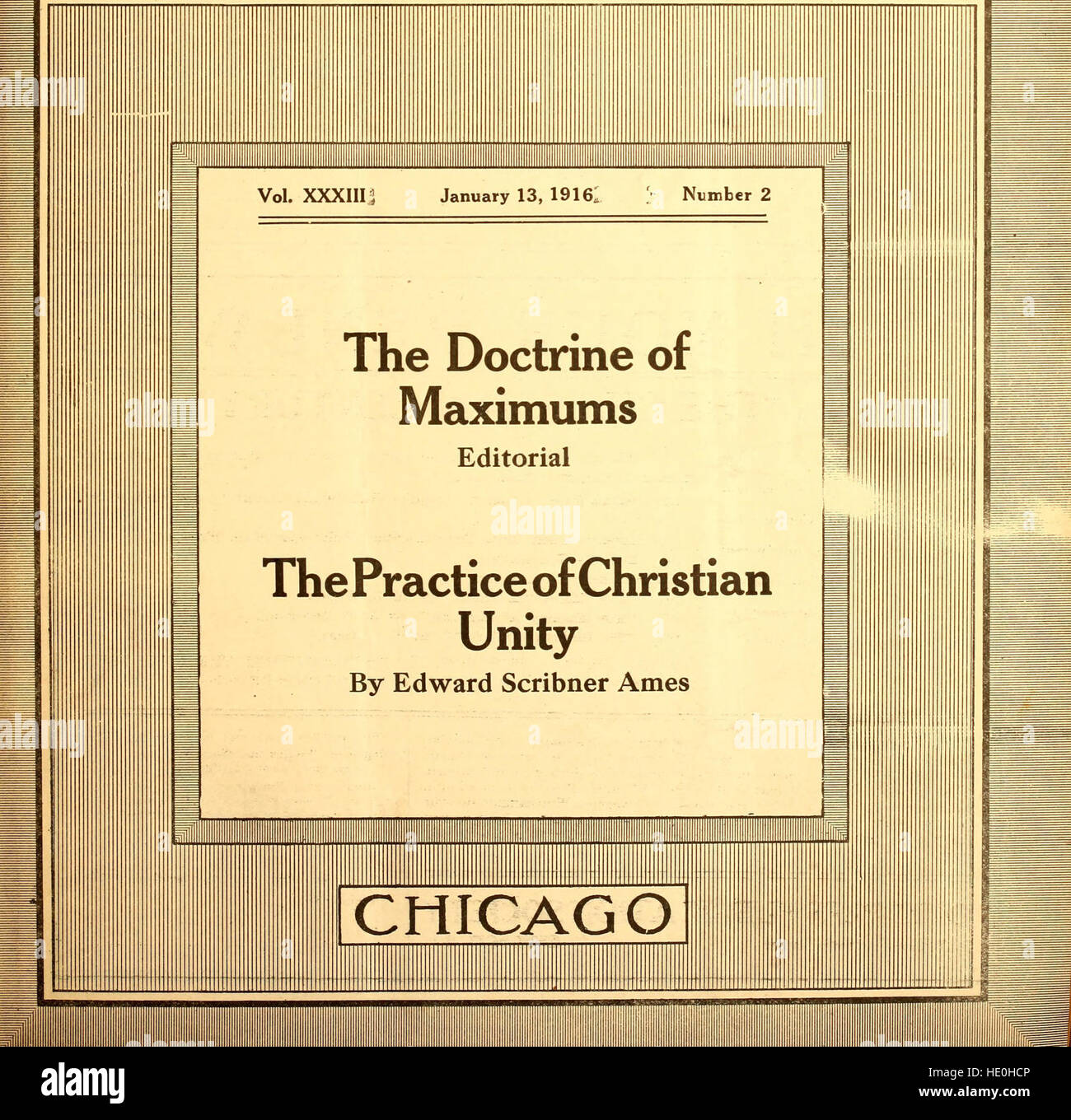 The Christian Century (1916) was an influential American magazine ...