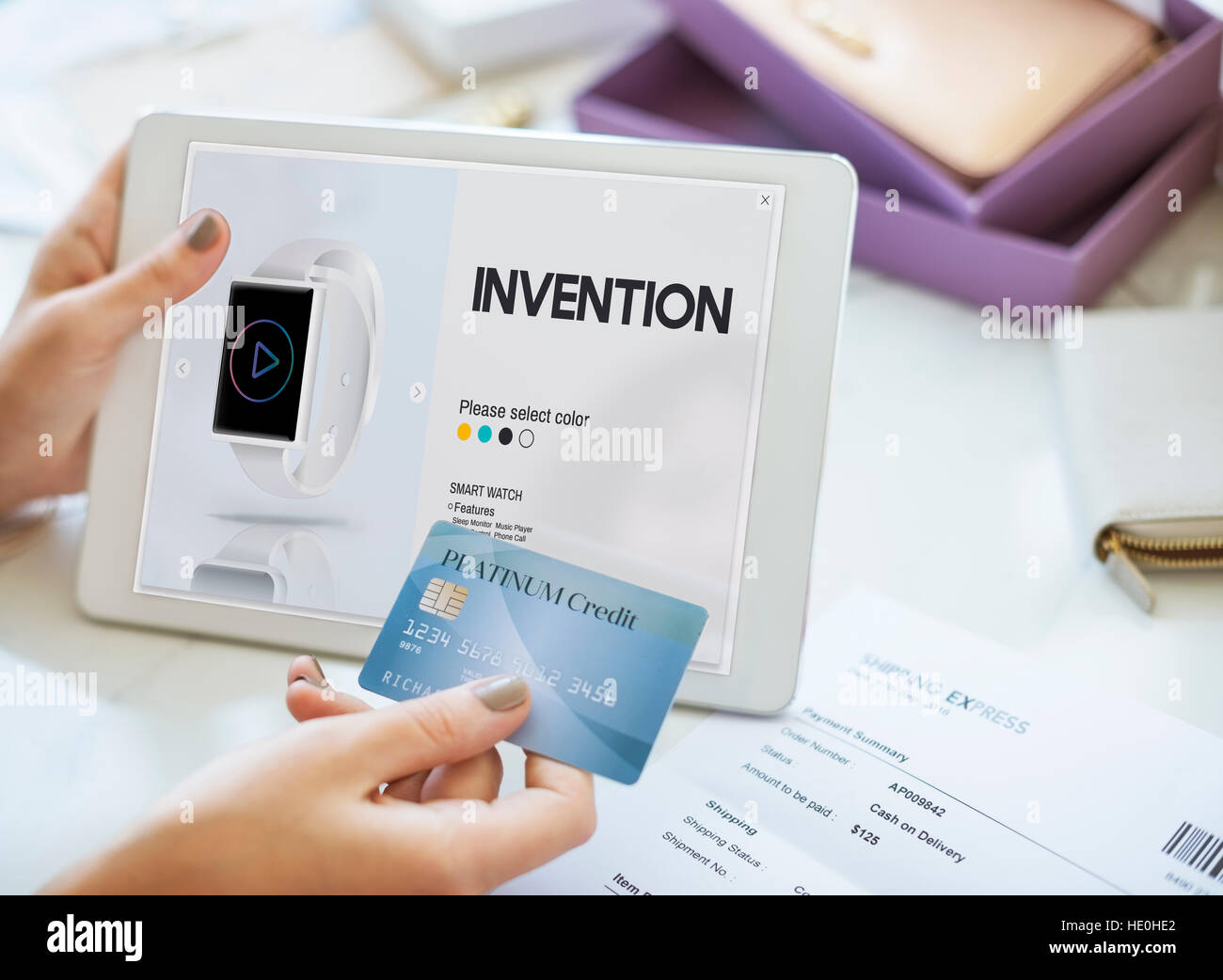 Gadget Invention Technology Innovation Digital Concept Stock Photo - Alamy