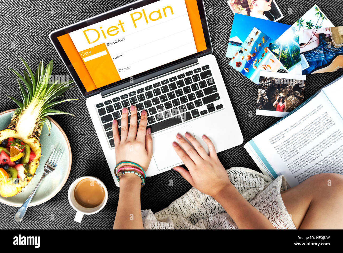 Diet Plan Nutrition Eating Selection Restriction Concept Stock Photo ...