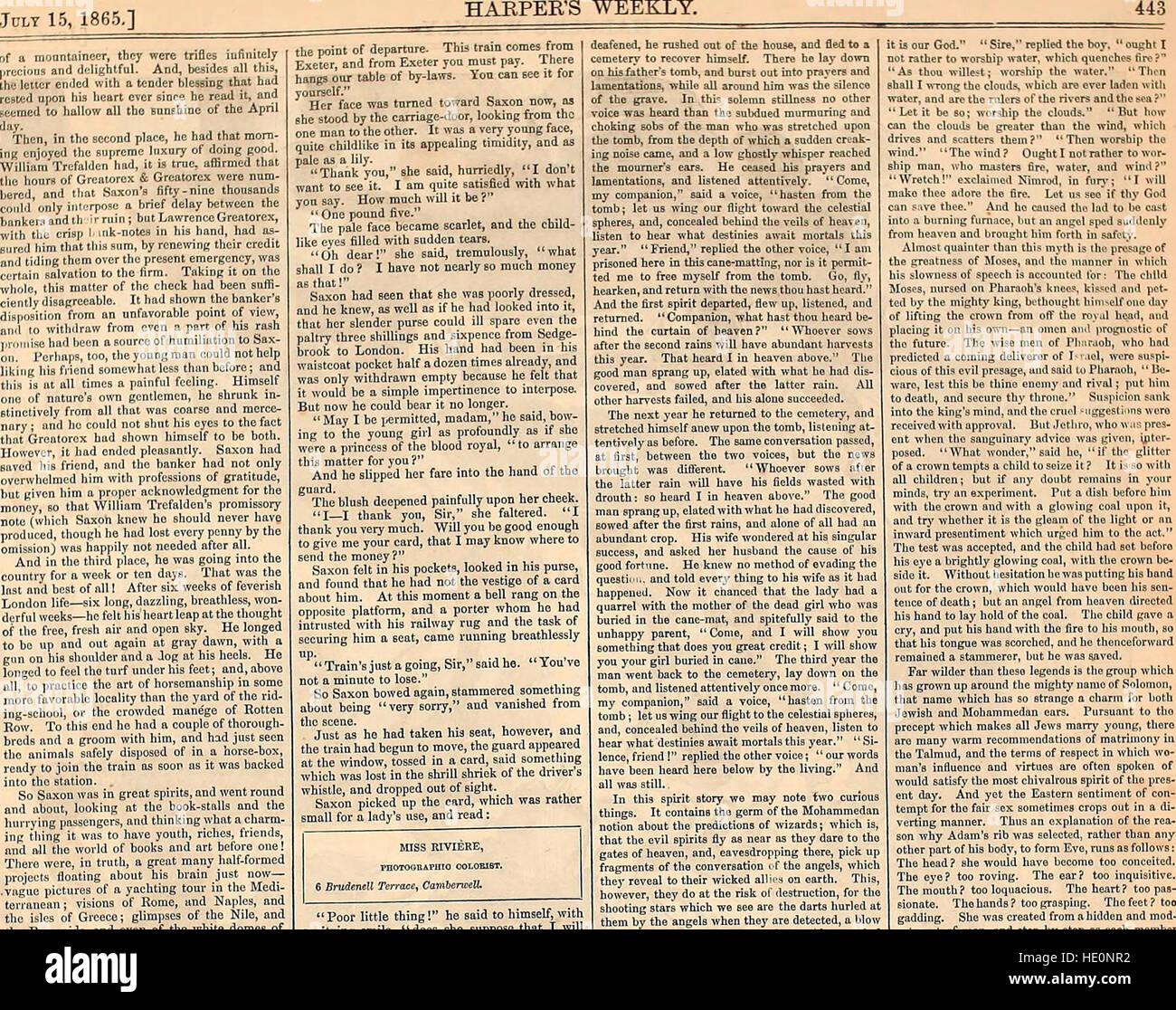 *Harper's Weekly* (1865) was a prominent American newspaper featuring ...