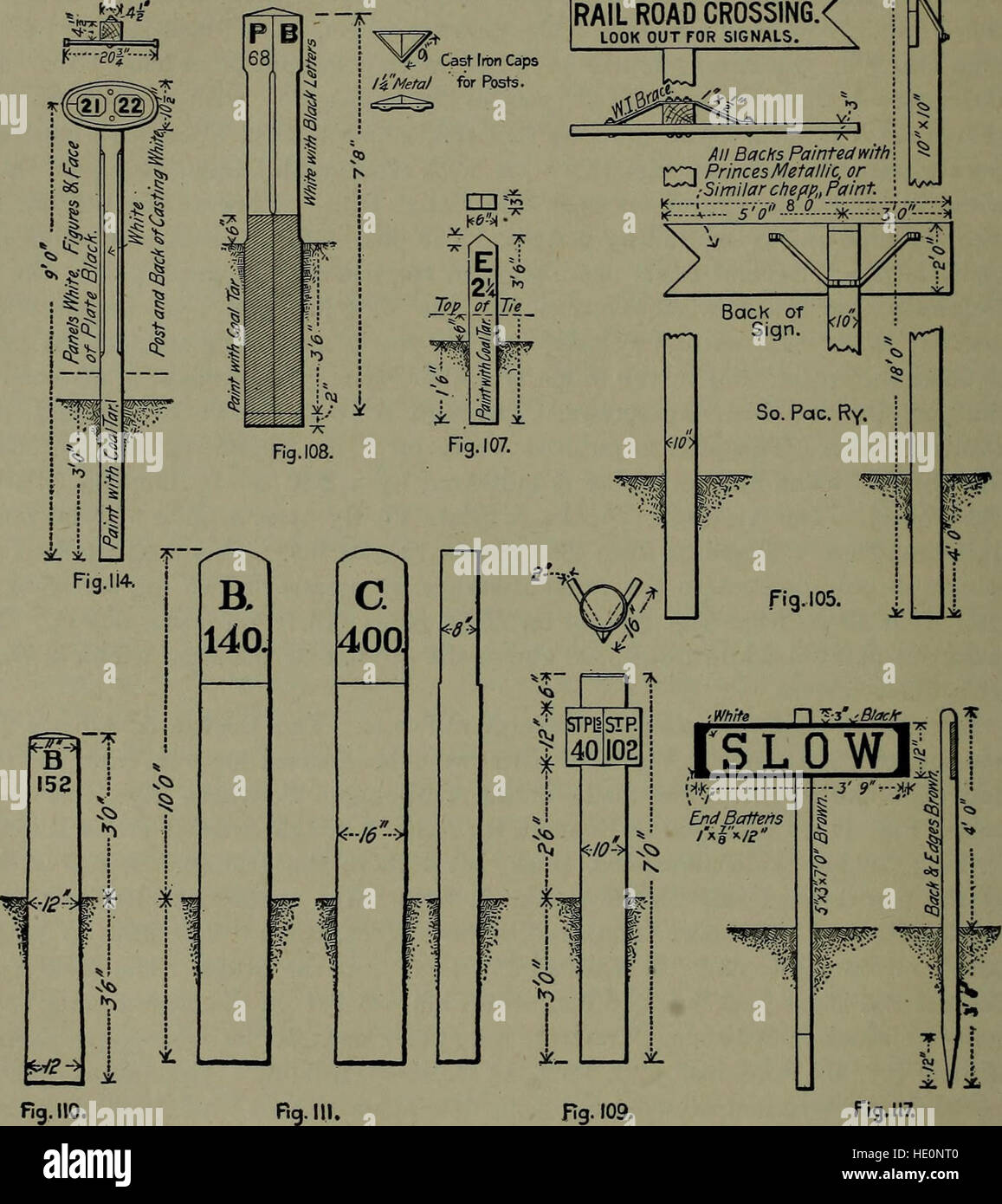 This 1908 publication offers technical information on railway track ...