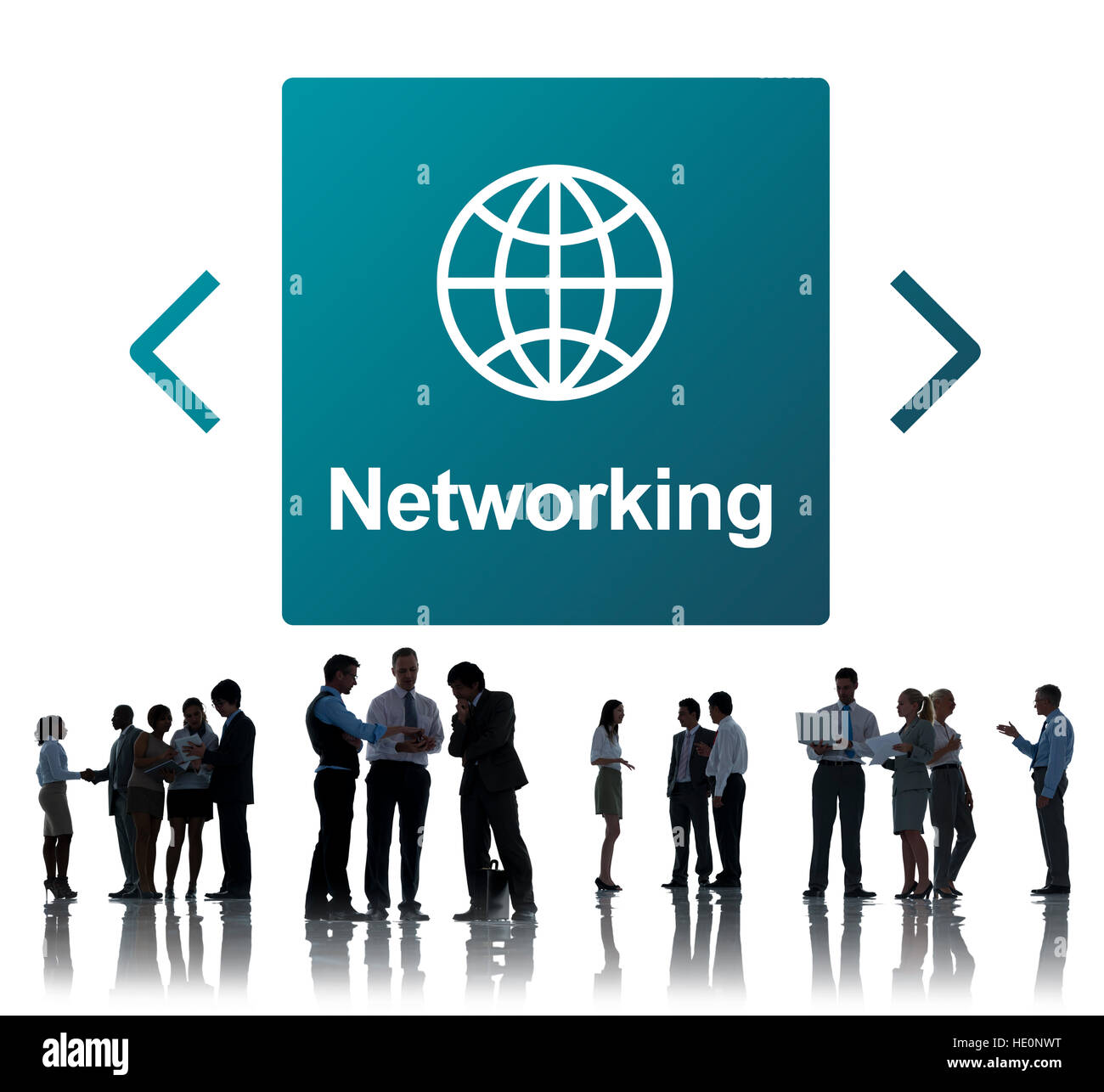 Professional networking online Cut Out Stock Images & Pictures - Alamy