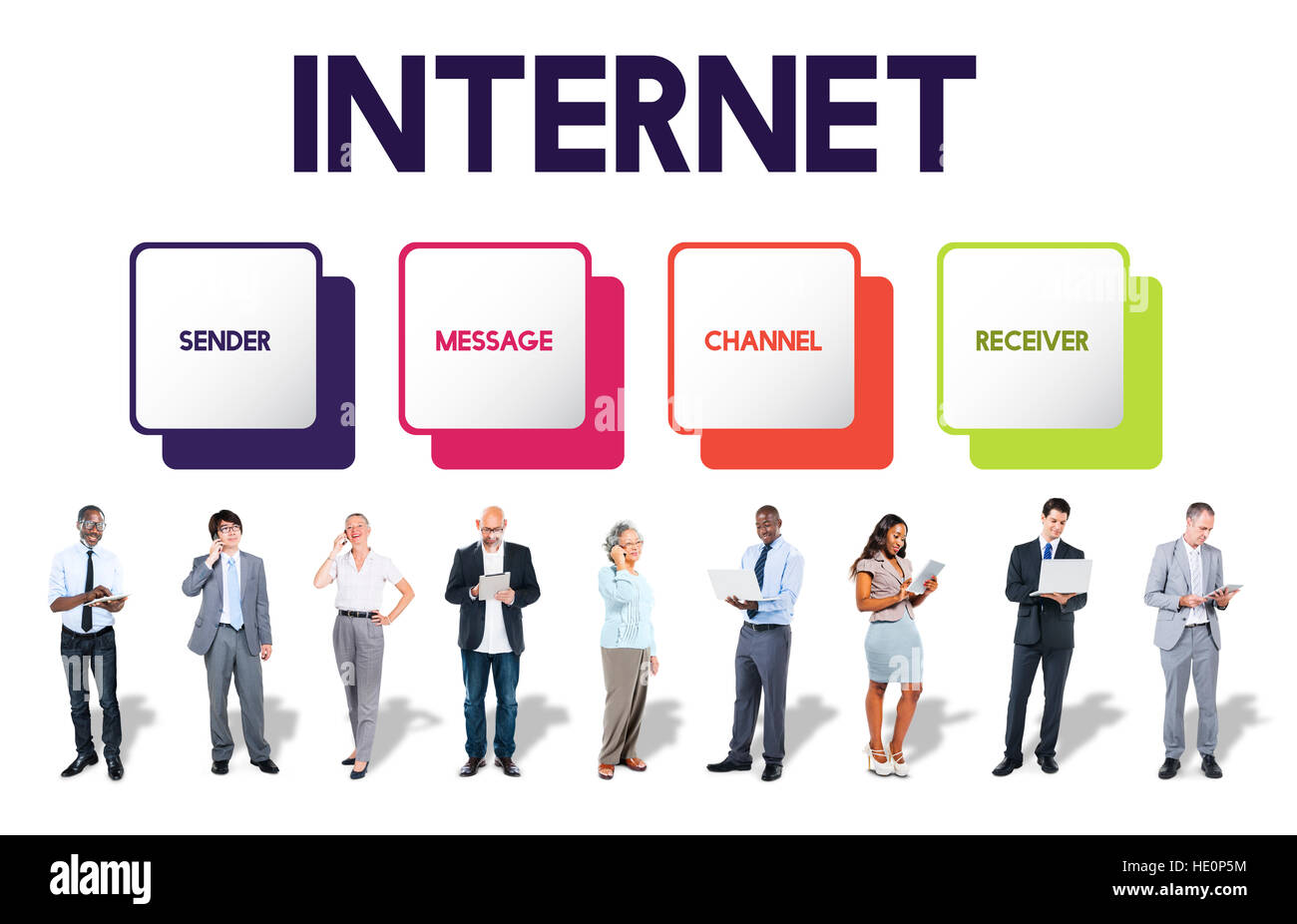 Internet Digital Technology Connection Network Concept Stock Photo - Alamy