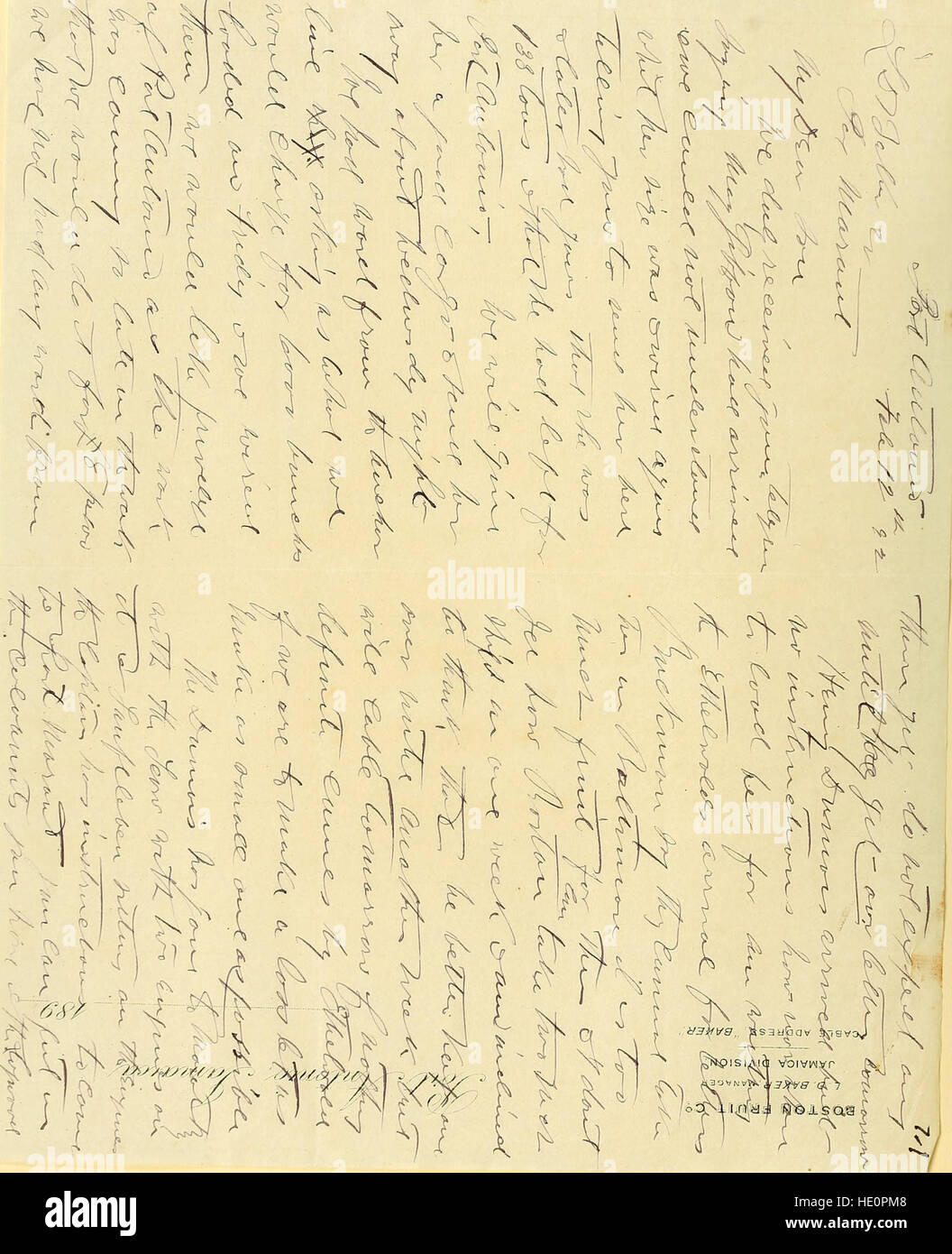 Papers, 1882-1901 (bulk 1883-1899) (1882 Stock Photo - Alamy